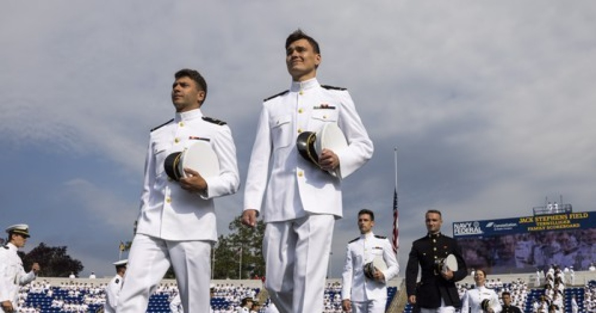 USA NAVAL ACADEMY GRADUATION CEREMONY
