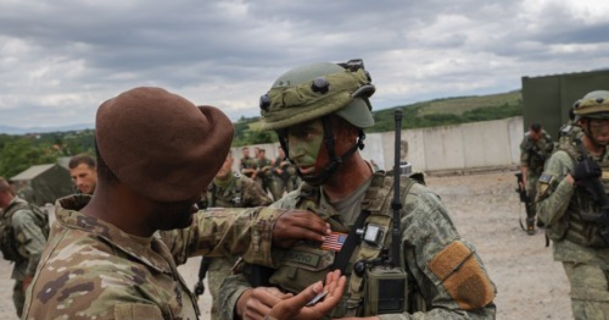 KOSOVO NATO KSF MILITARY EXERCISE