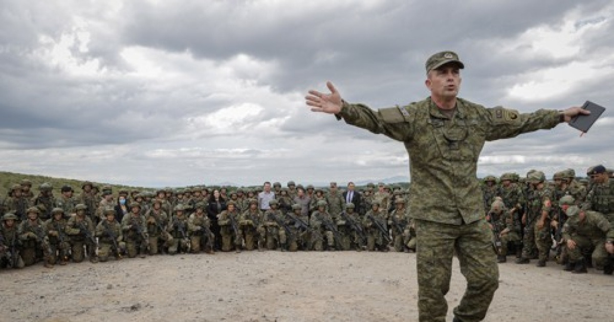 KOSOVO NATO KSF MILITARY EXERCISE