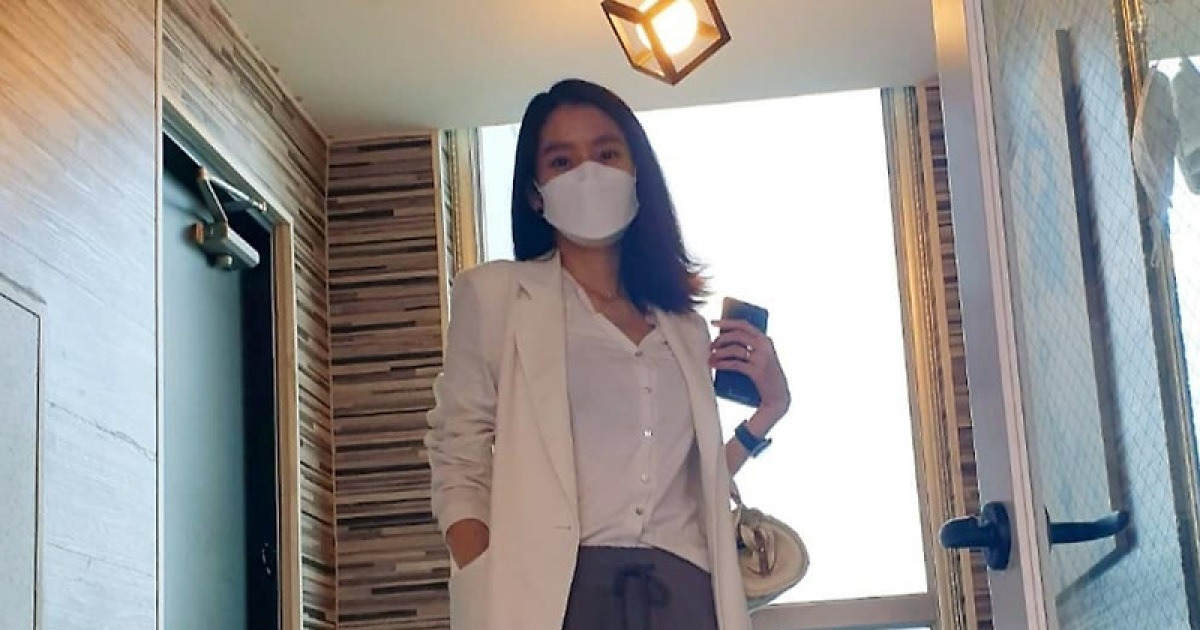 '173cm·51kg' 황지현, 출산 100일만에 벌써.."임신 전 몸무게 2kg 남았다"