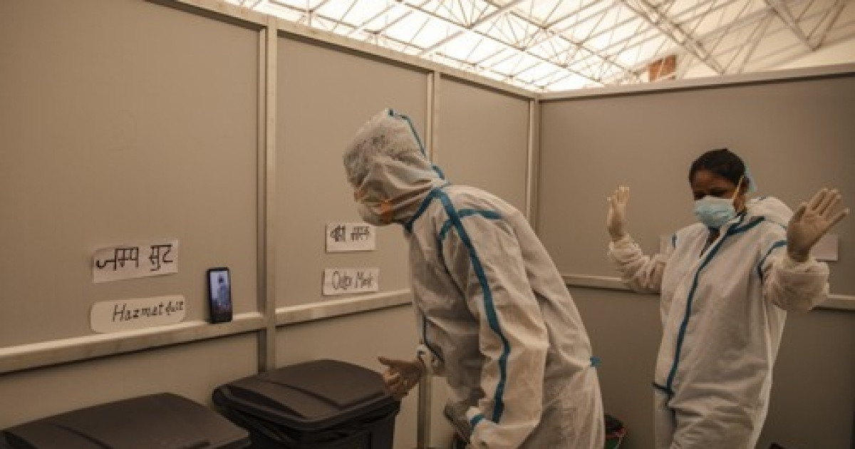 NEPAL PHOTO SET CORONAVIRUS COVID19 PANDEMIC ISOLATION CENTERS