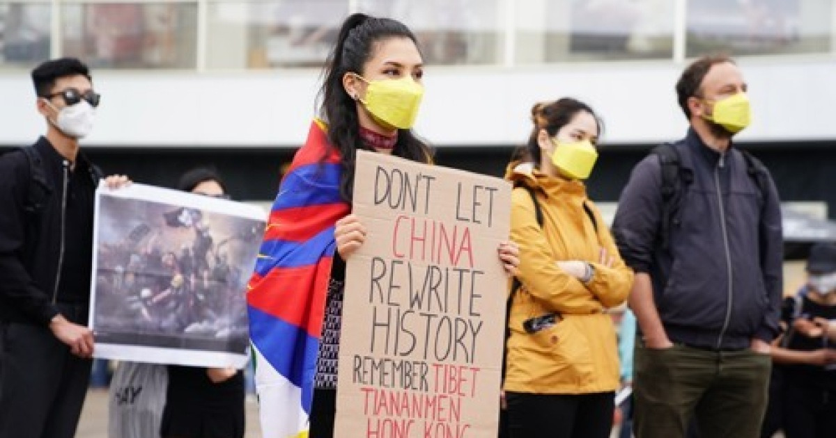 GERMANY CHINA HONG KONG PROTEST