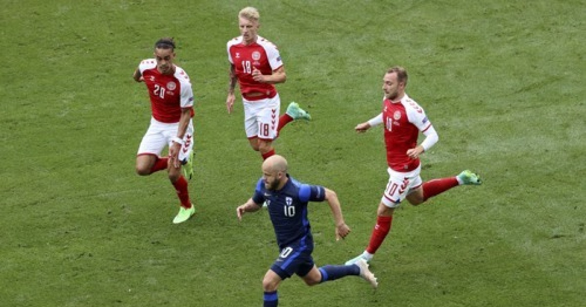 APTOPIX Denmark Finland Euro 2020 Soccer