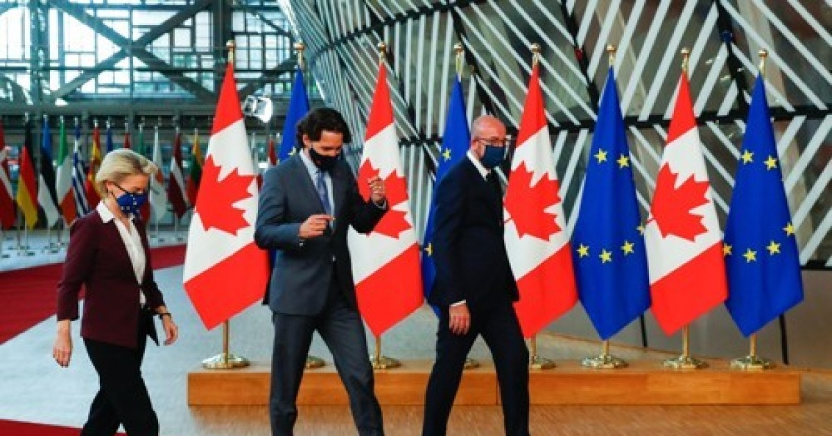 BELGIUM EU CANADA SUMMIT