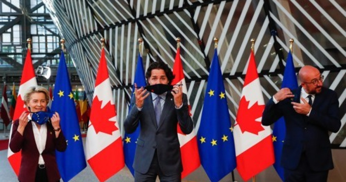 BELGIUM EU CANADA SUMMIT