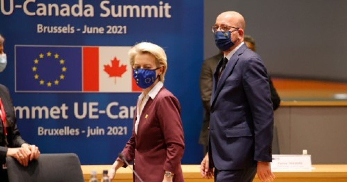 BELGIUM EU CANADA SUMMIT