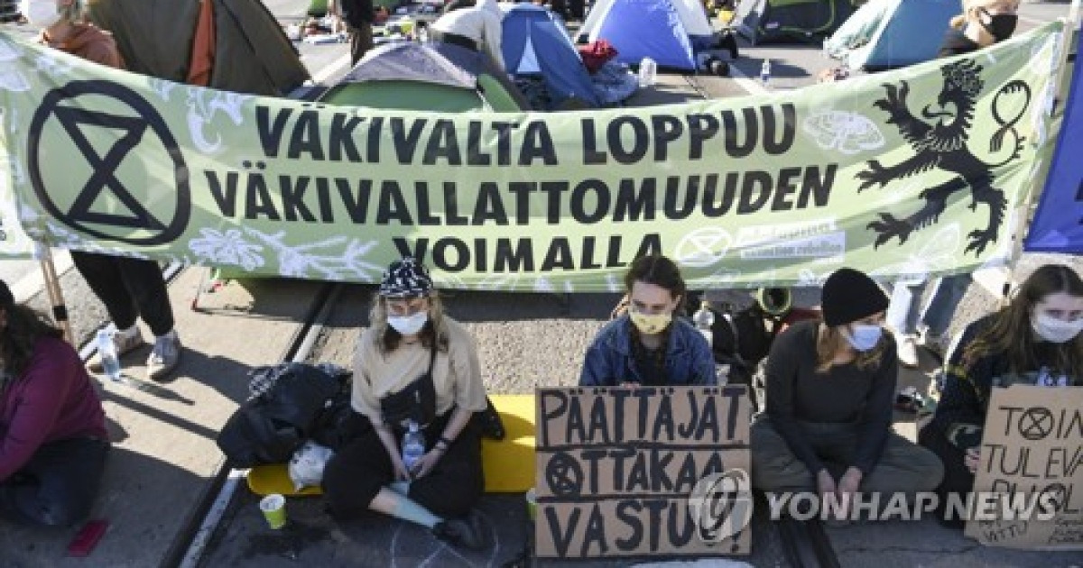 FINLAND CLIMATE PROTEST