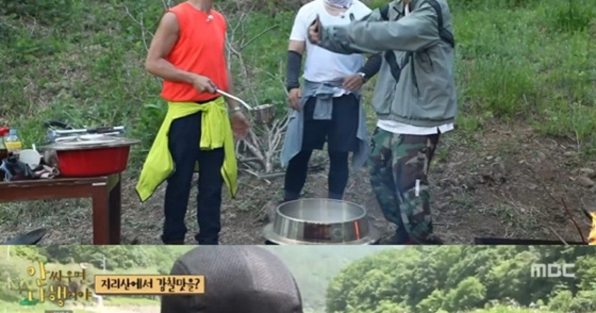 '안다행' 박준형·KCM·슬리피, '은어로 입호강'..자급자족 마무리[★밤TView]