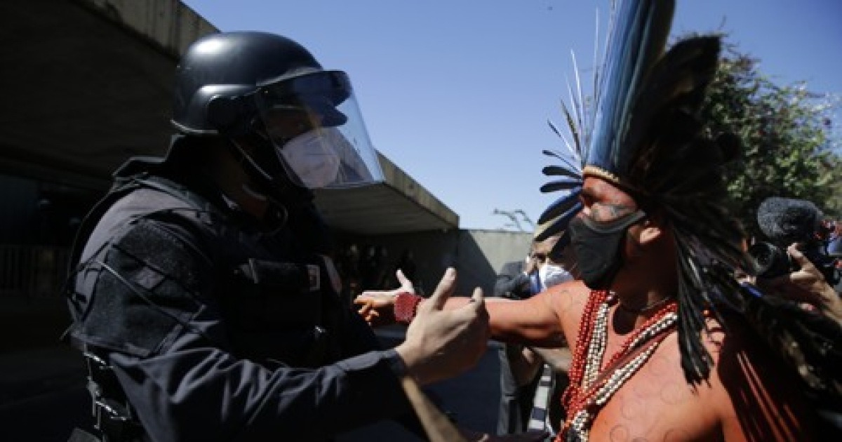 Brazil Indigenous Protest