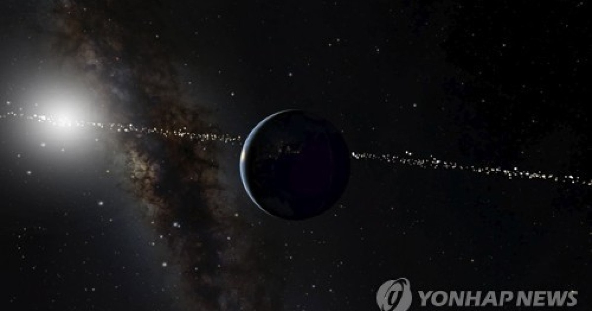 Outer Space Seeing Earth