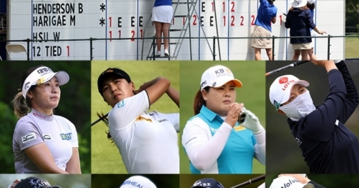 KPMG 위민스 PGA챔피언십 1R 성적은?..이정은6·전인지·최운정·박인비·김효주·고진영·김세영·박성현 [LPGA 메이저]