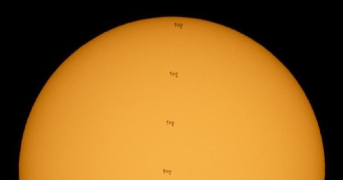 USA NASA ISS SOLAR TRANSIT