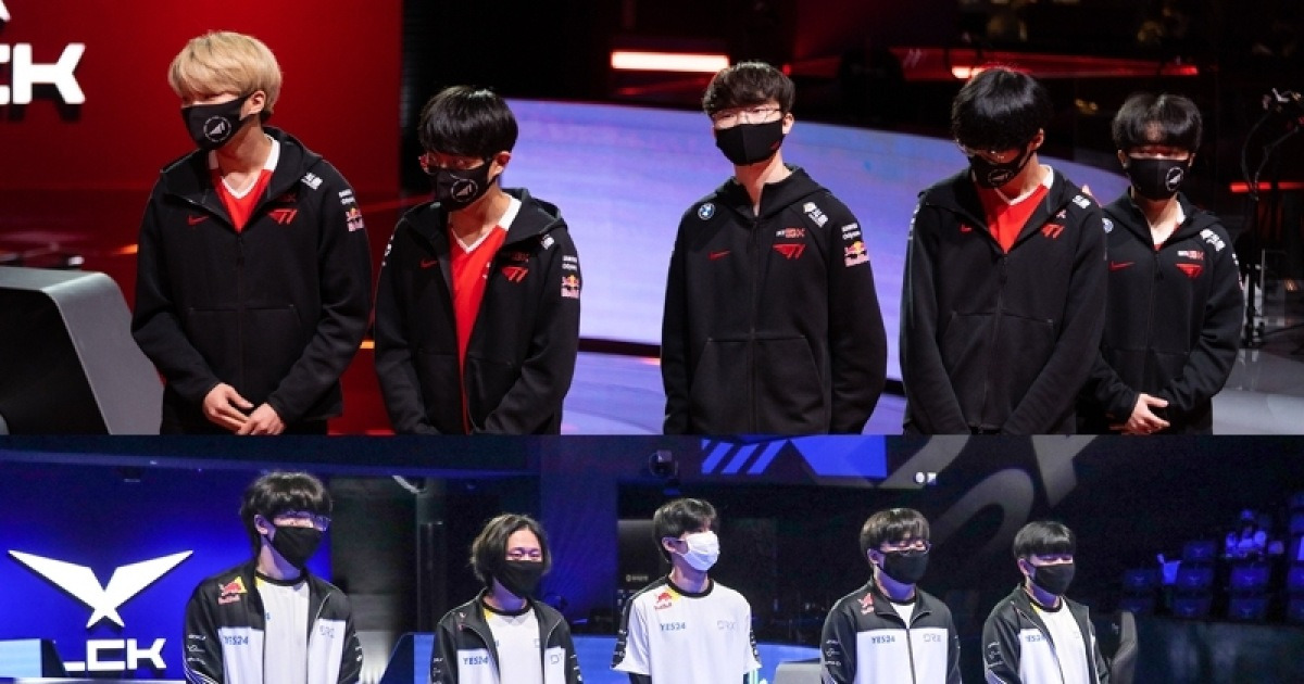 [LCK] 연패 탈출 노리는 T1-DRX, 동일 라인업 맞대결
