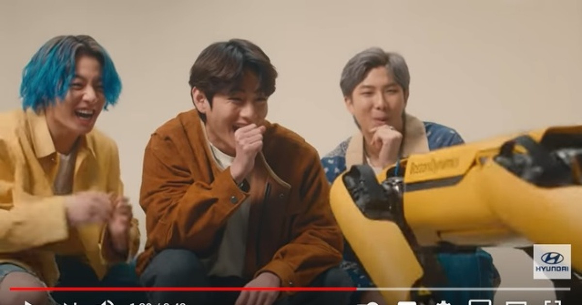 무서워→귀여워 로봇개 스팟 Bts와 춤추며 이미지 변신