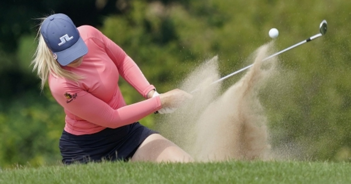 LPGA 'VOA클래식' 준우승한 카스트렌의 벙커샷