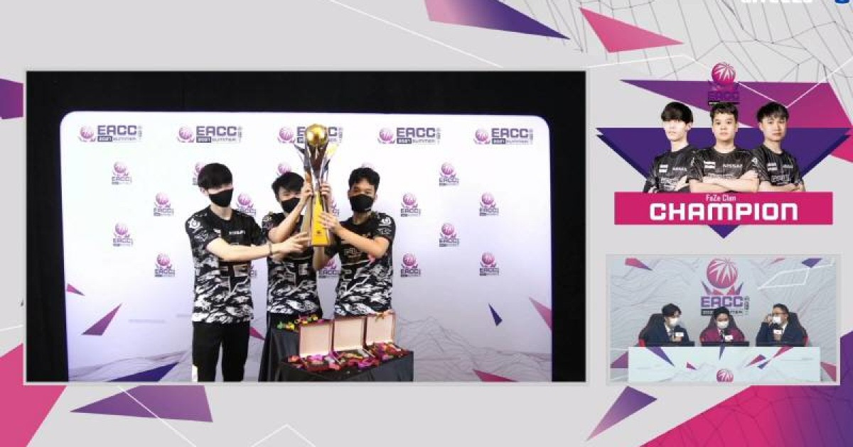 태국의 'FaZe Clan', 'EACC Summer 2021' 우승 차지