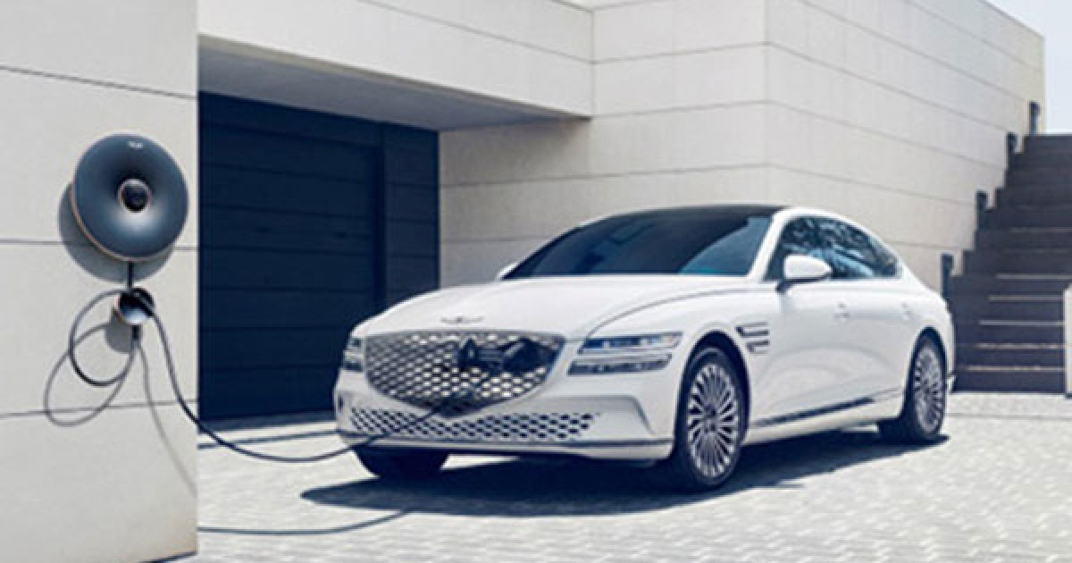 한 번 충전에 427km 주행..제네시스 G80 첫 전기차 나왔다