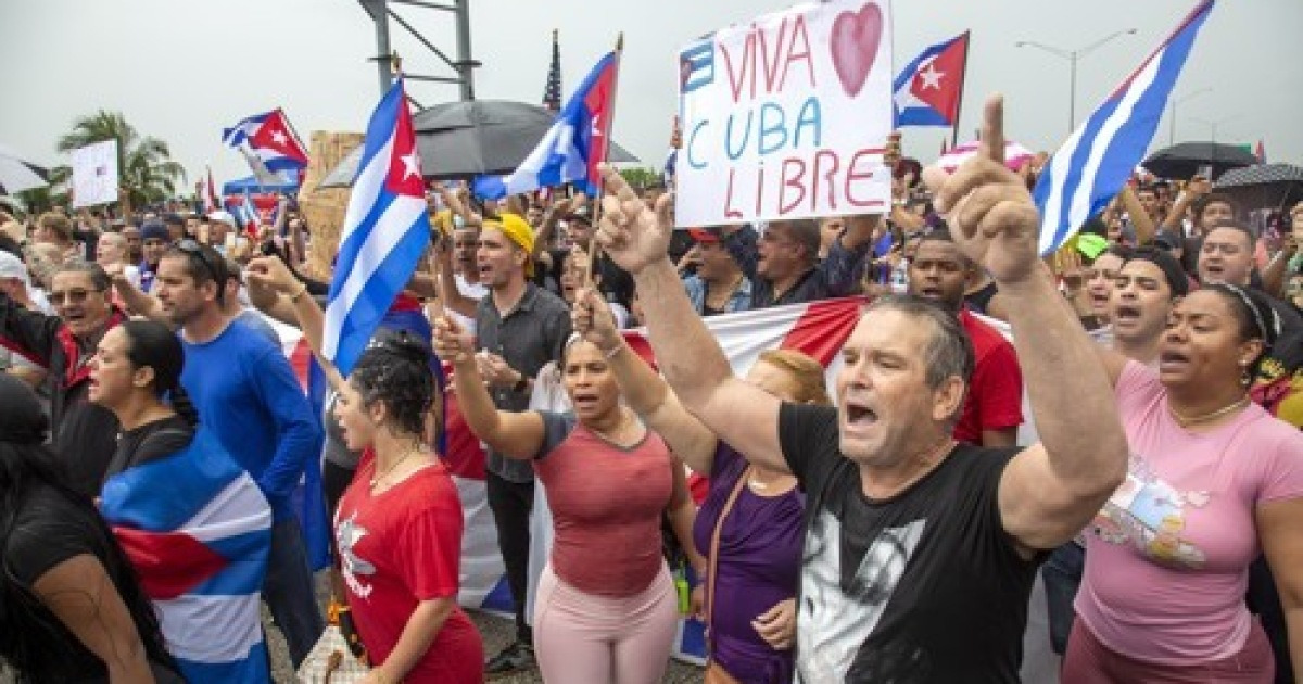 USA FLORIDA CUBANS DEMONSTRATION