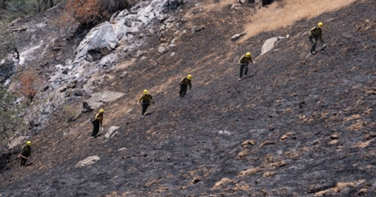 USA CALIFORNIA WILDFIRES RIVER FIRE