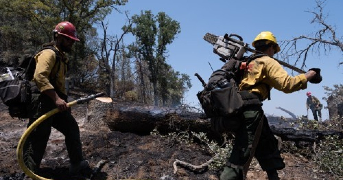 USA CALIFORNIA WILDFIRES RIVER FIRE