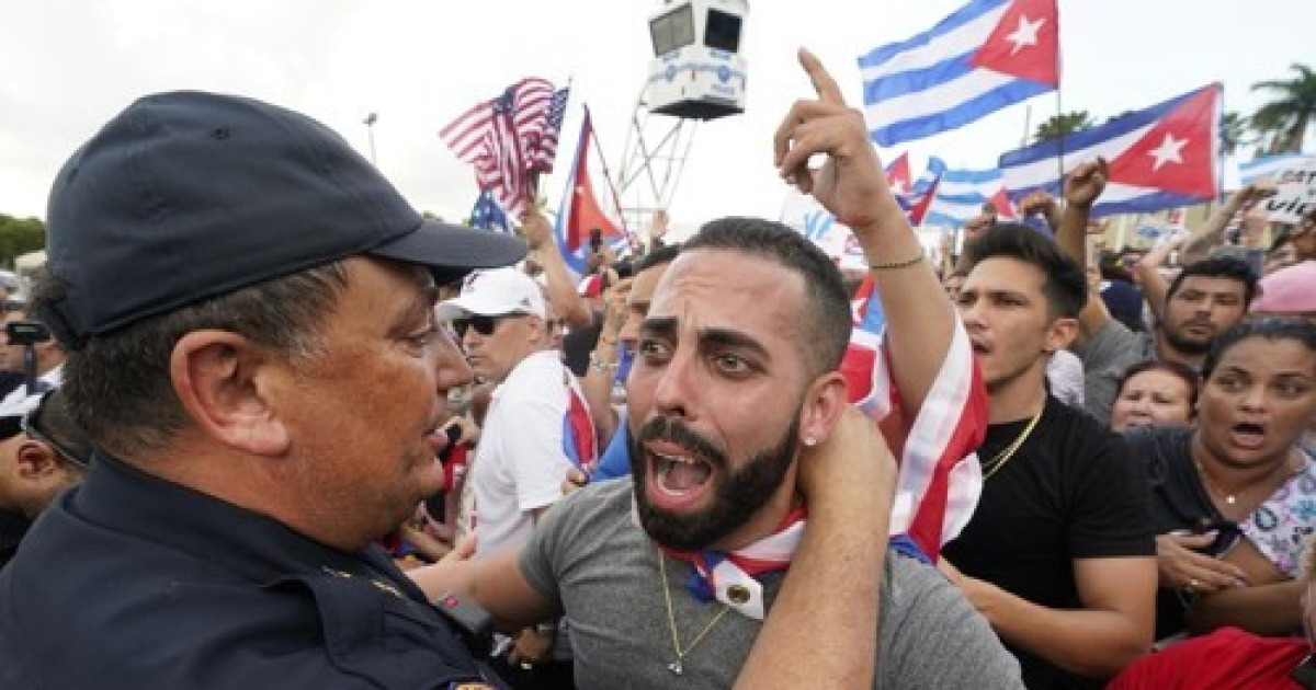 Cuba Protests Miami