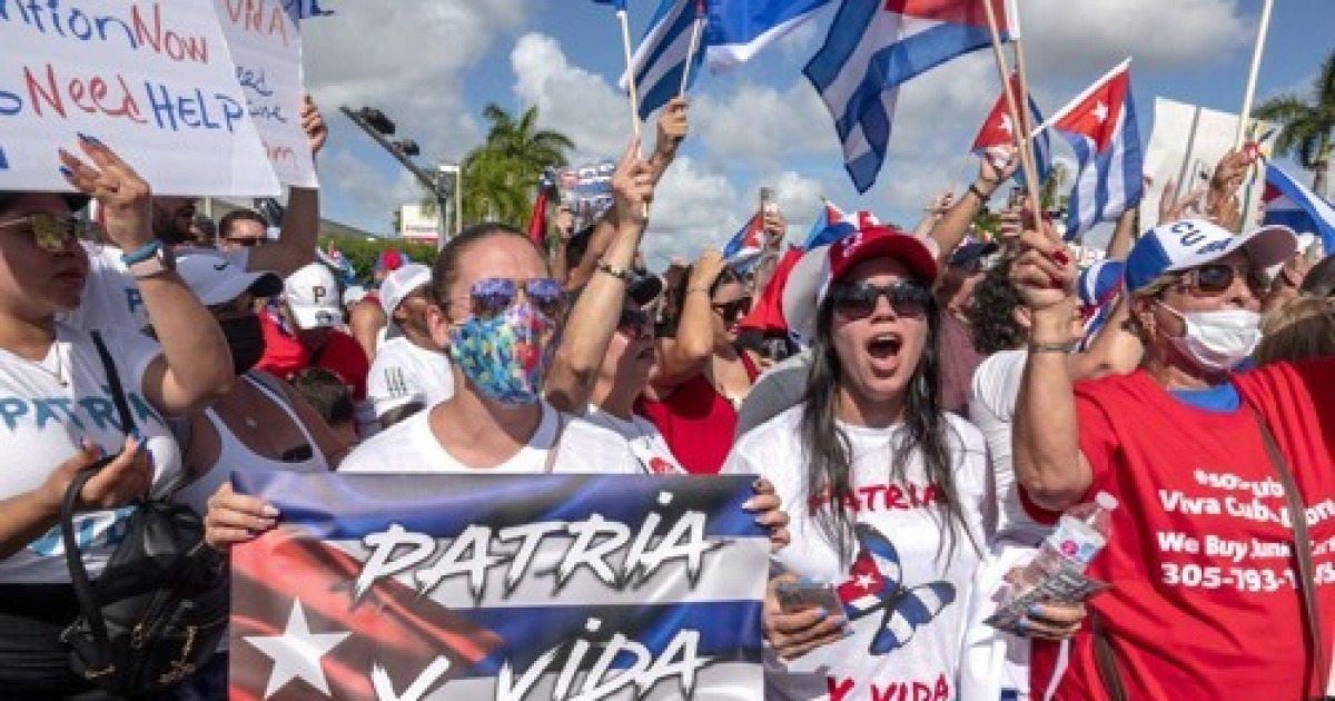 USA FLORIDA CUBANS DEMONSTRATION CUBA
