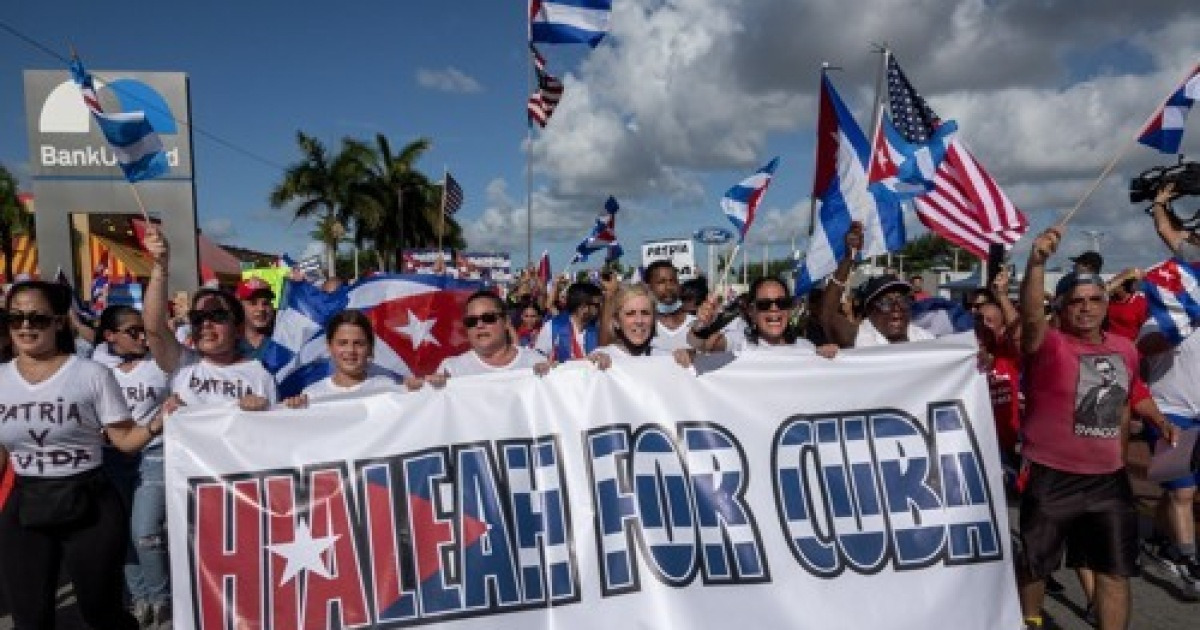 USA FLORIDA CUBANS DEMONSTRATION CUBA