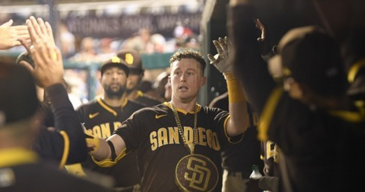 Padres Nationals Baseball