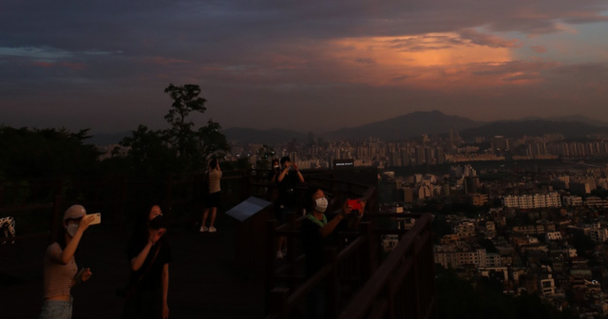 요즘 하늘 정말 예쁘네