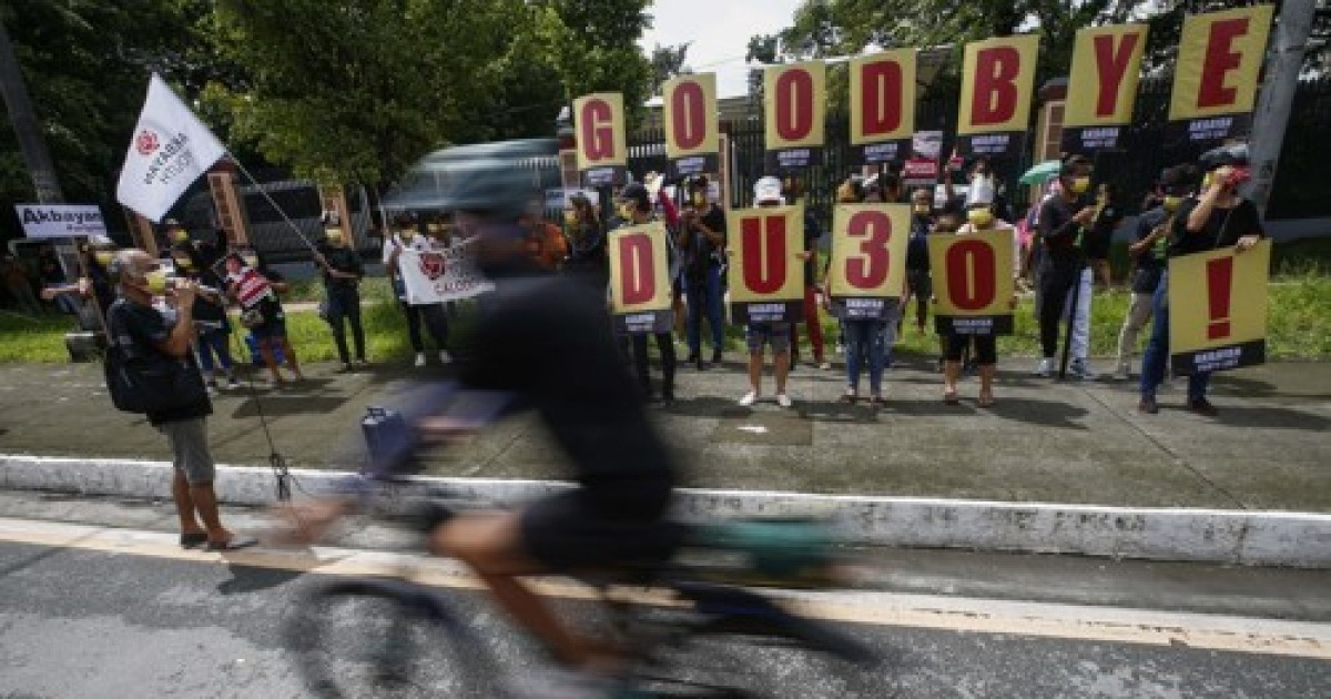 epaselect PHILIPPINES PROTEST PRESIDENT DUTERTE