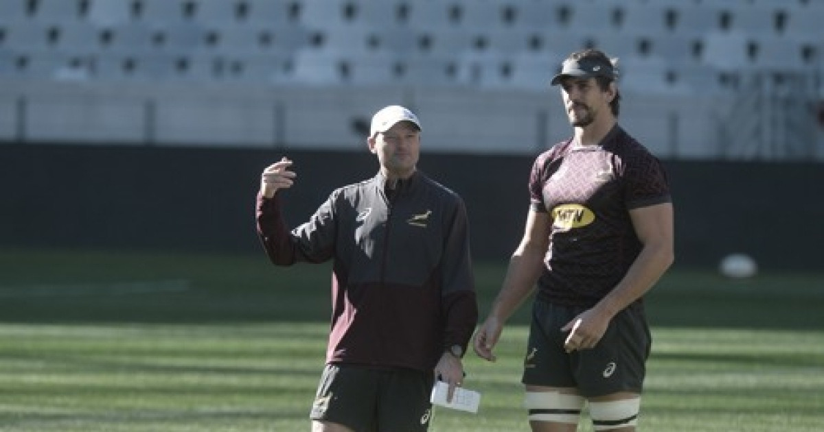 SOUTH AFRICA SPRINGBOK TRAINING