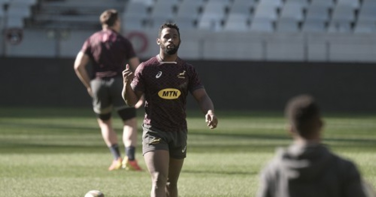 SOUTH AFRICA SPRINGBOK TRAINING