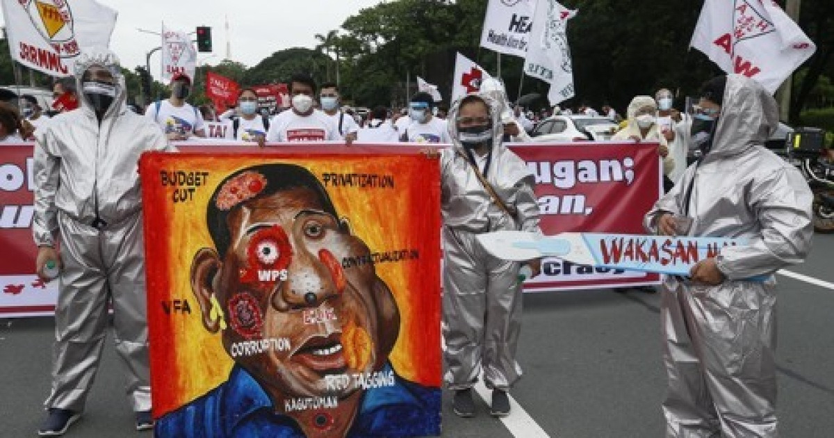 PHILIPPINES PROTEST STATE OF THE NATION ADDRESS