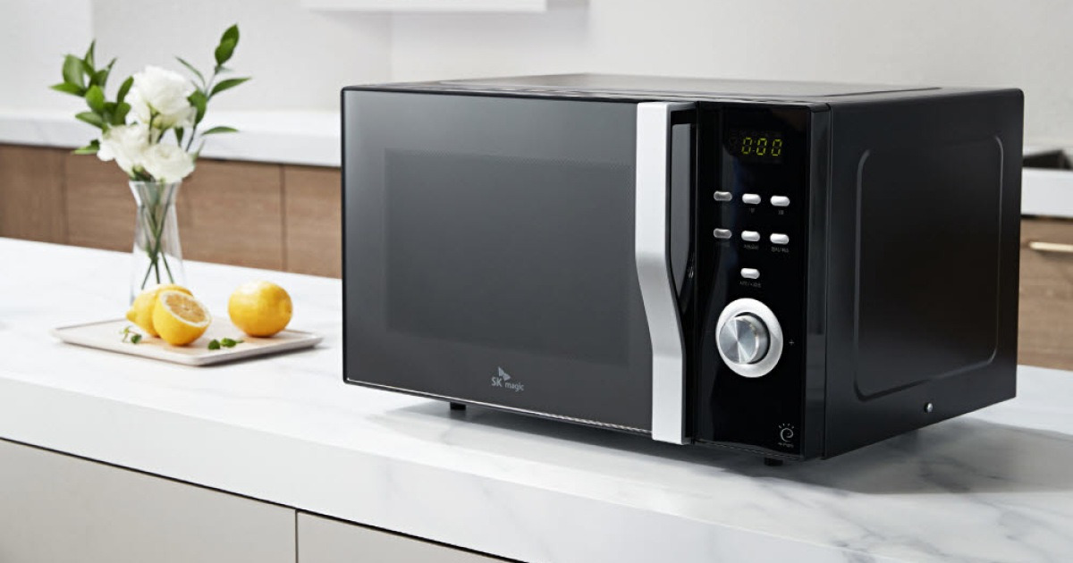 SK매직, 대용량 조리도 간편하게..23L 자동요리 전자레인지 출시