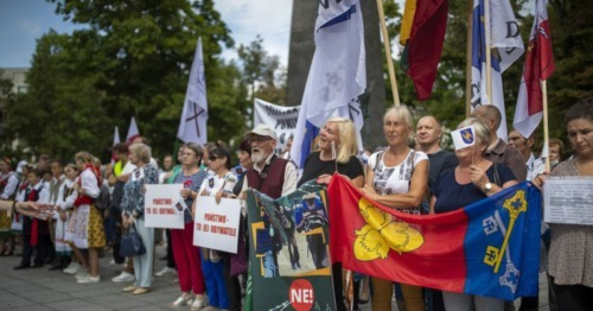 Lithuania Anti-Migrant Protest