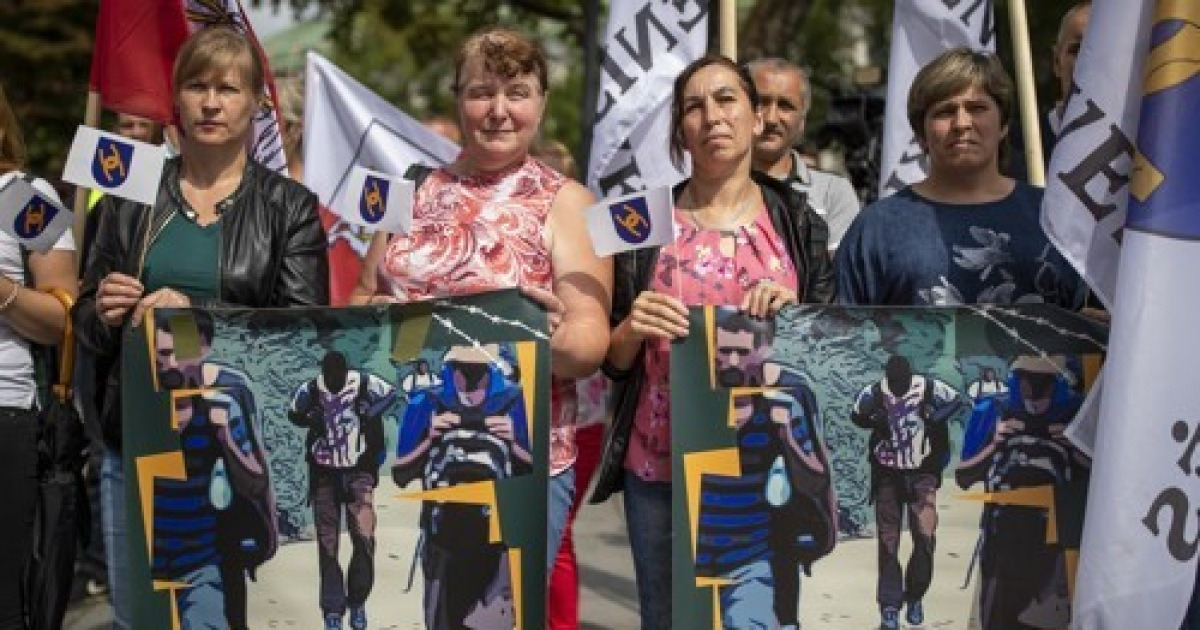 Lithuania Anti-Migrant Protest