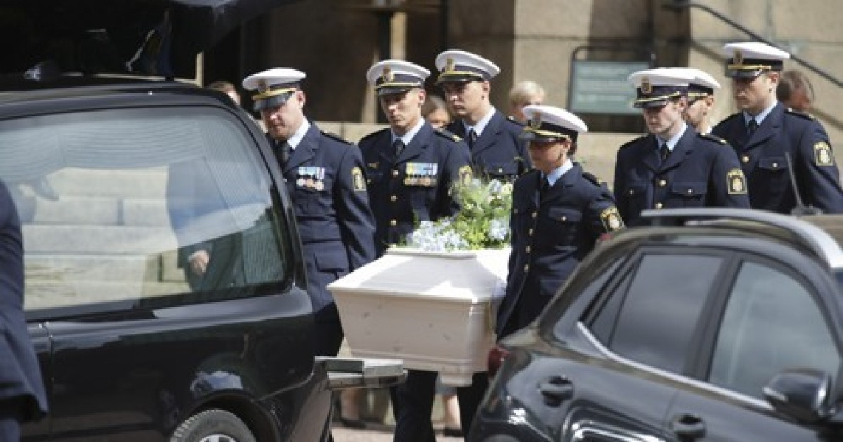 SWEDEN POLICE FUNERAL