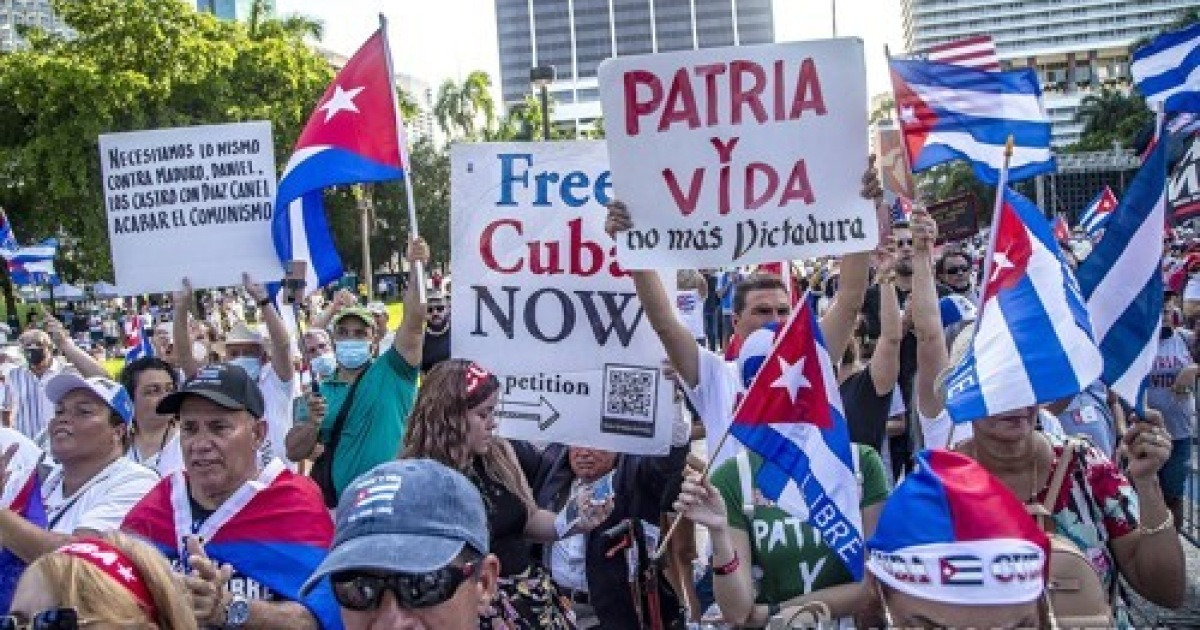 Cuba Protest Miami