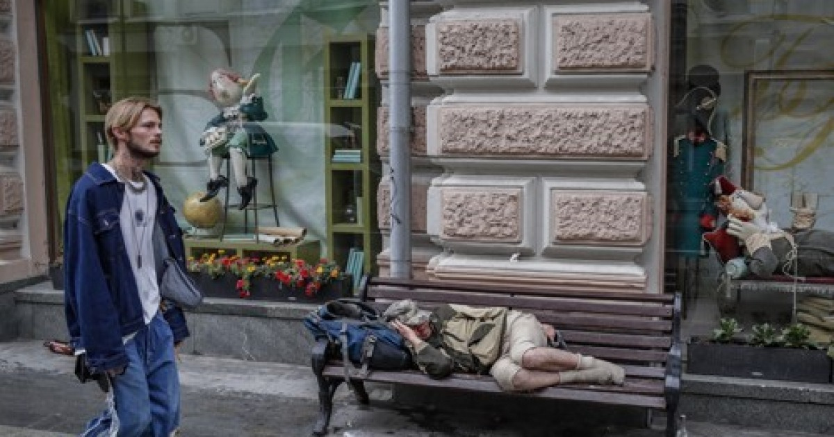 RUSSIA HOMELESS PEOPLE