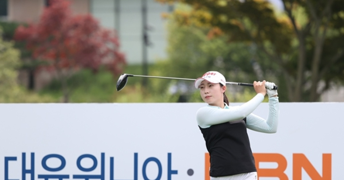 지수진, 대유위니아·MBN 여자오픈 1R 단독 1위 [KLPGA]