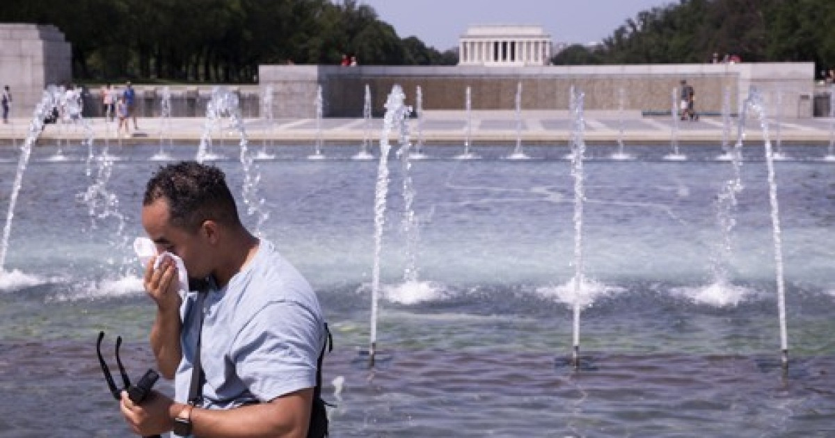 USA WASHINGTON HEAT WAVE