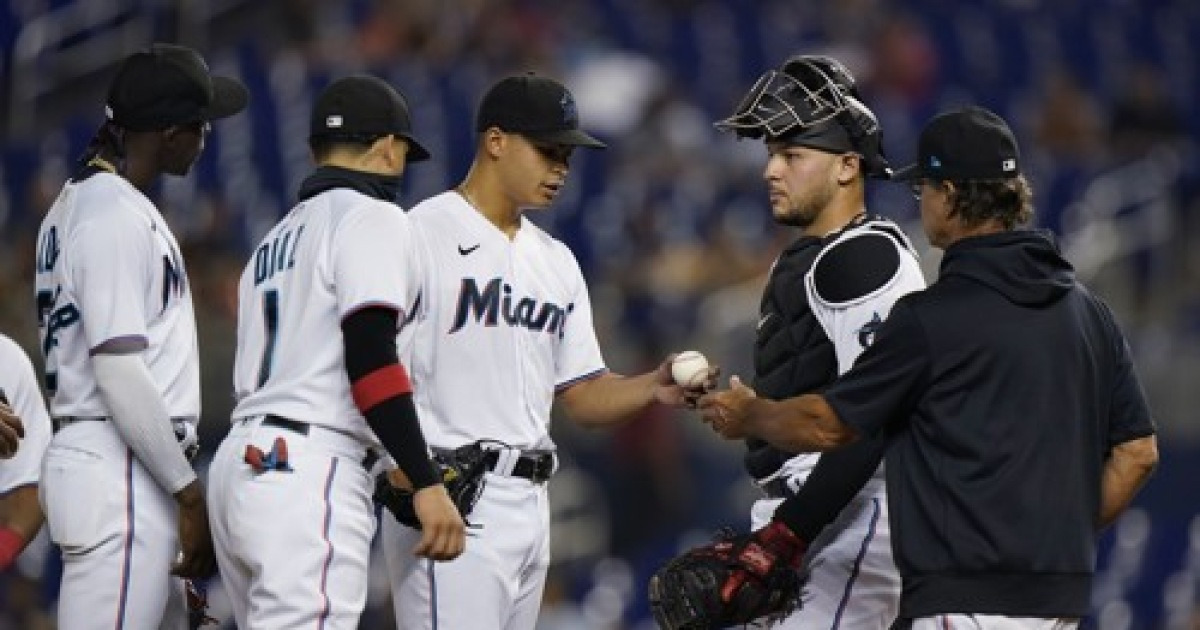 Braves Marlins Baseball
