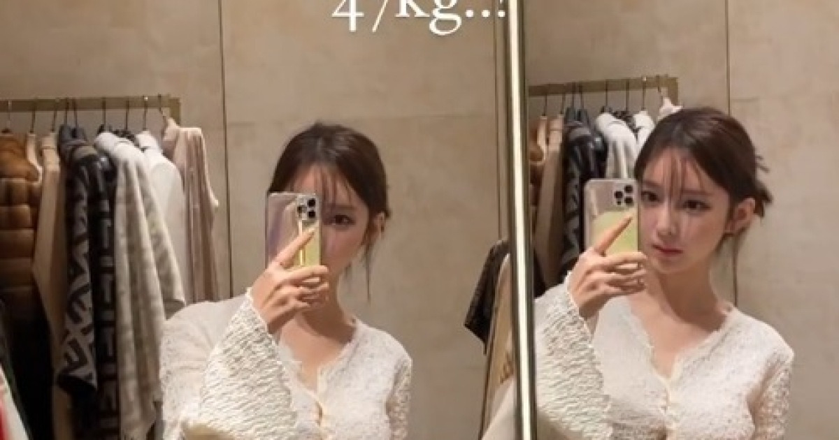 '47kg' 야옹이 작가, 60kg 시절 사진공개.."이제 옷에 몸을 맞췄다"