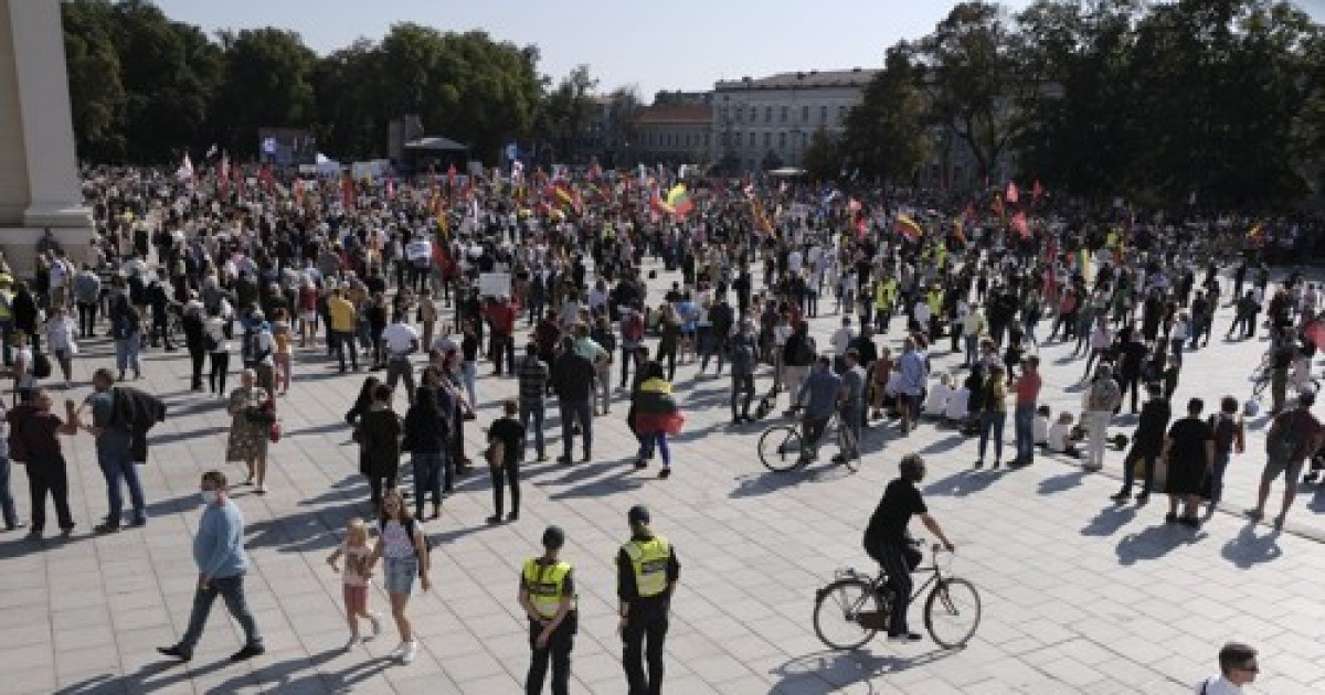 LITHUANIA COVID19 PROTESTS