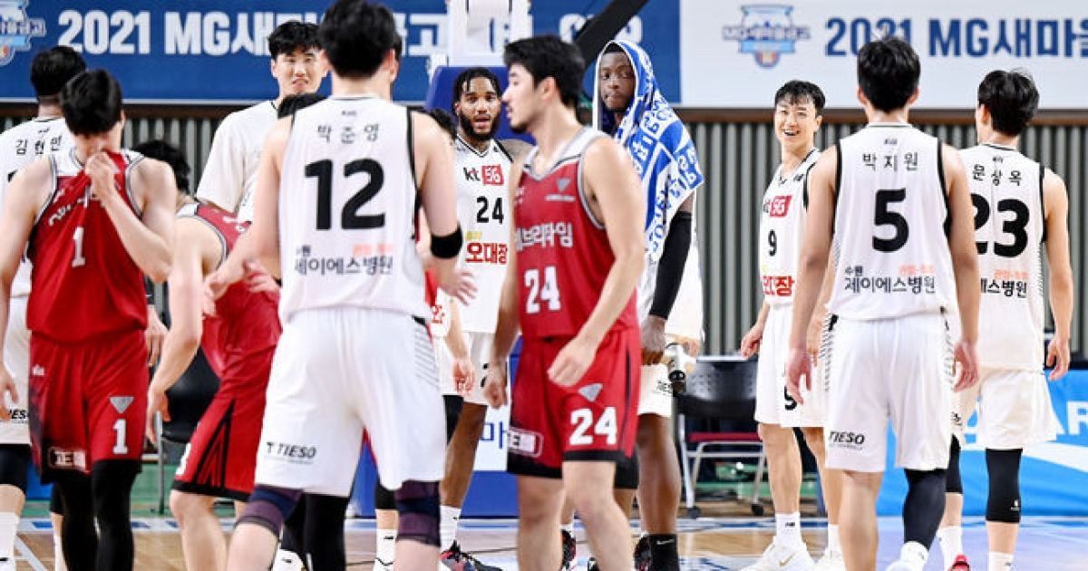 KT, KGC 상대로 101-65 승리 [사진]