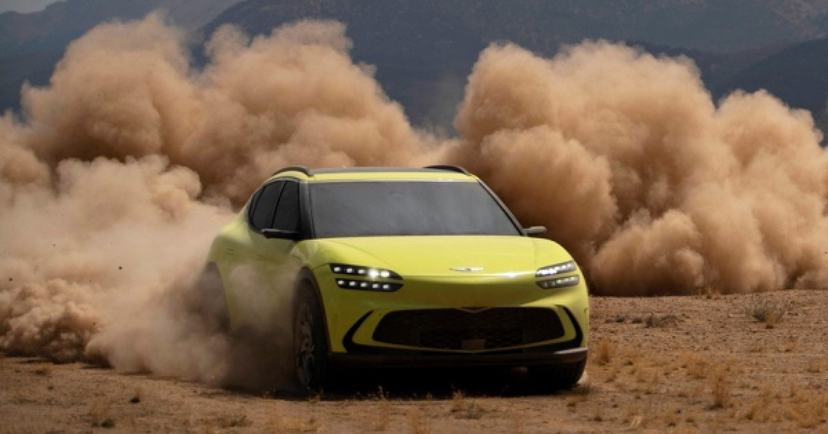 "451km 달린다" 베일 벗은 제네시스 전기차 'GV60'..가격은 얼마?