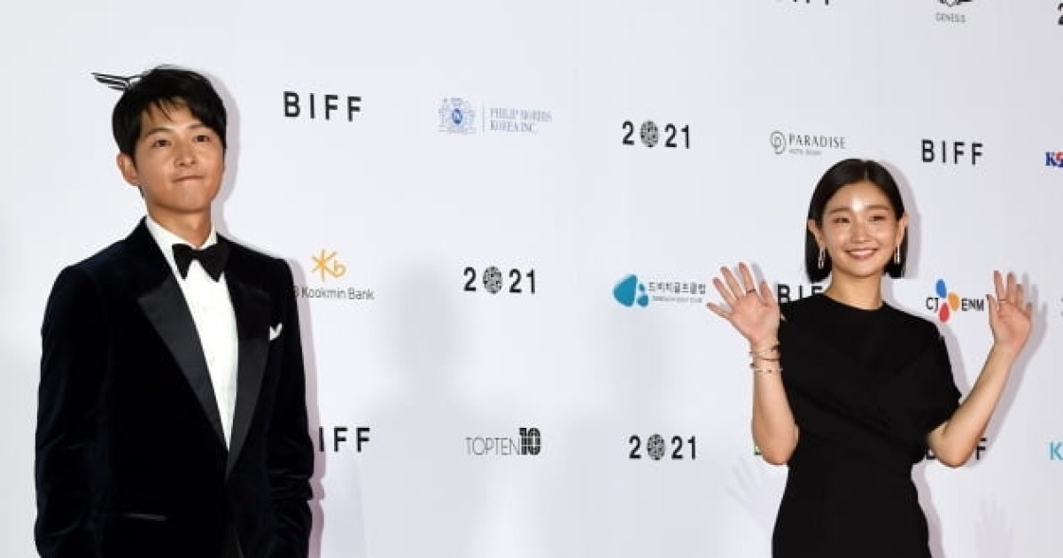 [TEN 포토] 송중기-박소담 '부산국제영화제 2MC 입니다'(BIFF)