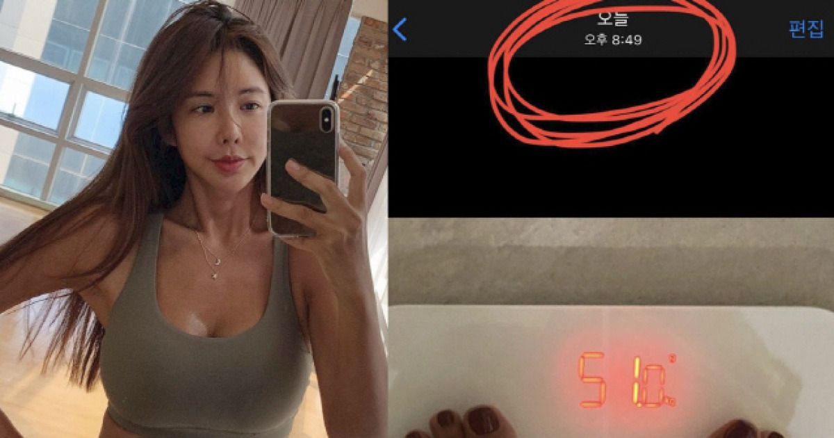 '55kg→51kg' 김준희, '4kg' 감량한 식단 '샐러드 한 가득'.."♥남편 손 잡고 운동"