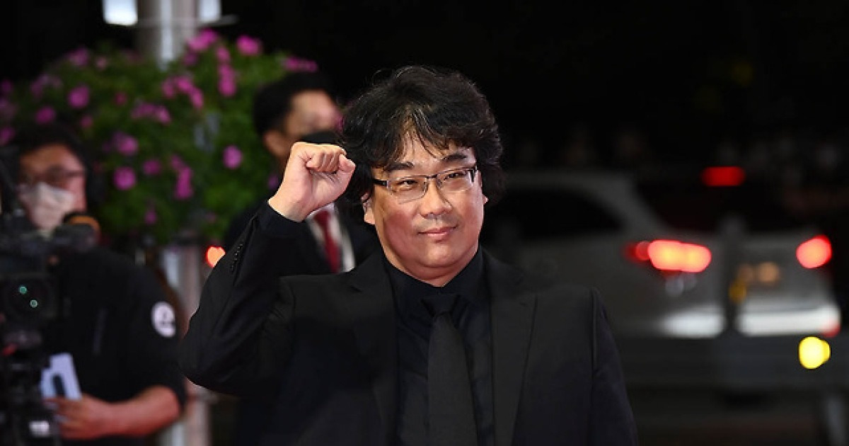 봉준호 감독 'BIFF 파이팅'[엑's HD포토]