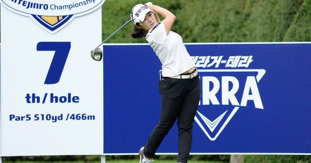 김수지, KLPGA 투어 하이트진로 3R 선두